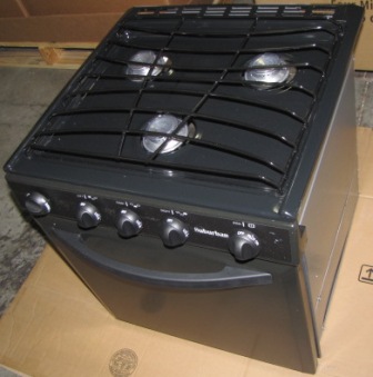 Range - 22" - Black - w/Piezo - SRNA3LBBE - Black Burner Cap - Single ...